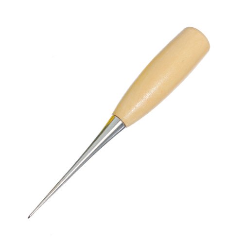 Amazon.com: omyBigDeal Wooden Handle Stainless Steel Awl : Arts, Crafts ...