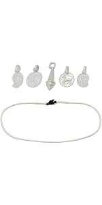 MOONPLUS Sterling Silver Handmade Hip Chain Adjustable Arunakodi for ...