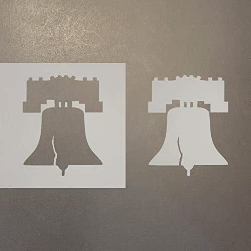 Amazon.com: Liberty Bell 1 Reusable Mylar Stencil - Art Craft Supplies ...