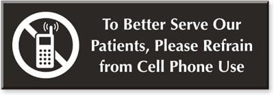 Amazon.com : To Better Serve Our Patients, Please Refrain From Cell ...
