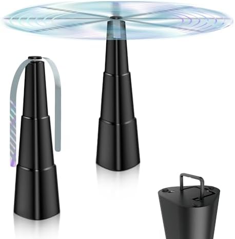 BNGXR Fly Fans for Tables, 2 Pcs Battery Operated Fly Repellent Fan ...