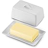 GOURMEX Large Butter Holder with Lid | Fits One Pound of Butter | Ideal ...