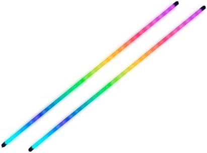 Mars Gaming MLT-TWO, 2x NEON ARGB 400mm LED Strips, 5V 3 Pin Compatible ...