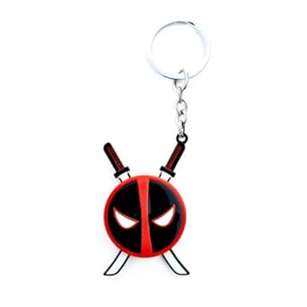 Marvel Avengers Deadpool Rotating Keychain Metal | Spiderman Keychain | Doctor Strange Keychain ...