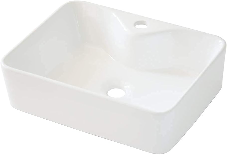 Vessel Sink Rectangular - Sarlai 19"x15" Modern Bathroom Vessel Sink ...