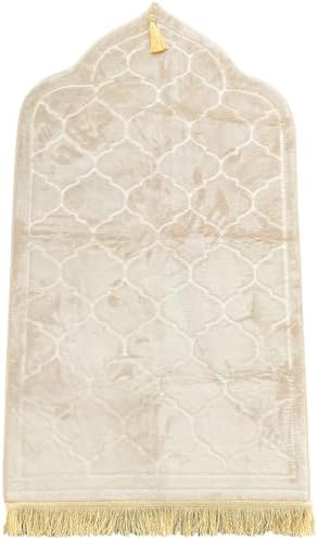 Amazon.com: Muslim Prayer Mat Islamic Prayer Rug Thick Soft Velvet ...