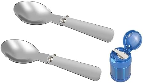 Amazon.com: 3pcs Folding Spoons for THERMOS FUNTAINER Food Jar 16 Oz ...