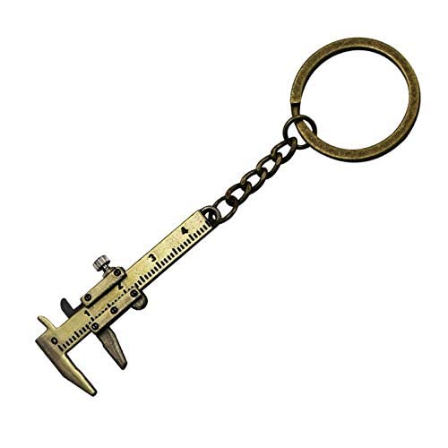STORE99® Mini Vernier Caliper key Chain Portable Tool Zinc Alloy Key ...