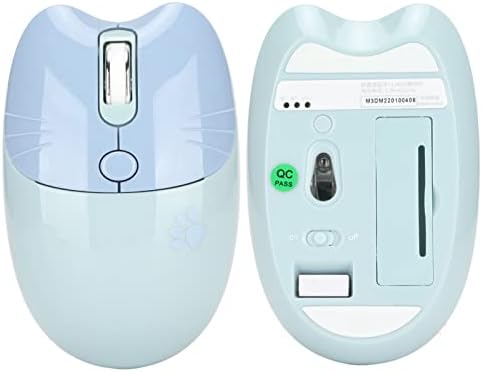 Amazon.com: Wireless Mouse, Cute Cartoon Cat 2.4G Dual Mode Silent ...