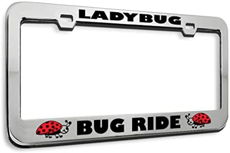 Amazon.com: Speedy Pros Ladybug Ladybugs Lady Bug License Plate Frame ...