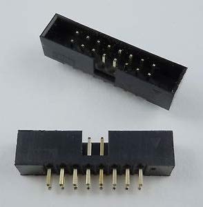 2.0mm Pitch 10-Pack 16-Pin Box Headers - Male Shrouded PCB Connectors ...