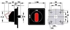 Amazon.com: ABB OHYS2RJ Selector Handle, Yellow : Industrial & Scientific