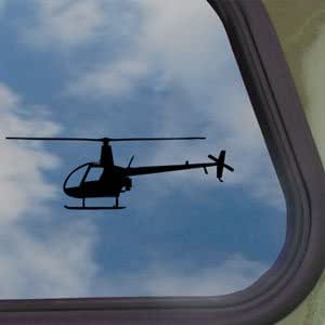 Amazon.com: Robinson R 22 Helicopter R22 Black Decal Window Sticker ...