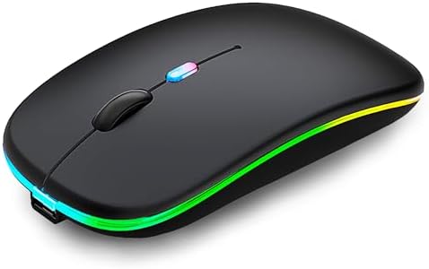 Amazon.com: ZERU Bluetooth Mouse,Rechargeable Wireless Mouse for ...