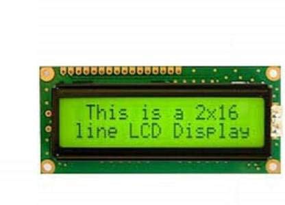 Techwiz LCD 16x2 Alphanumeric Display (JHD162A) Display Lights : Amazon ...