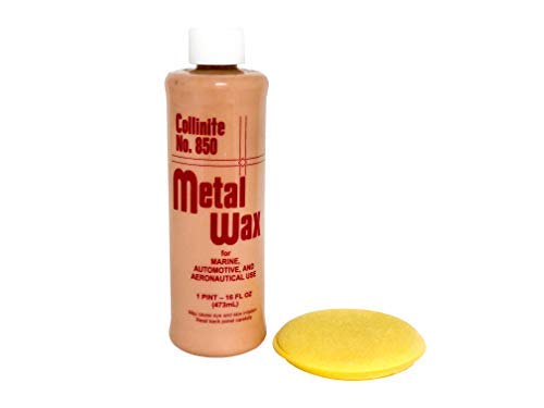 Amazon.com: Collinite 850 Liquid Metal Wax and Applicator Pad Combo ...