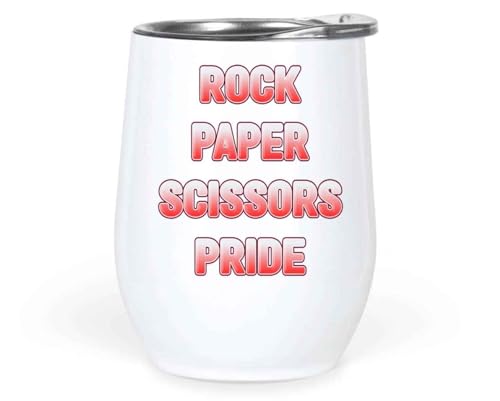Amazon.com: Lgbtq Rock Paper Scissors Set - Proud Rainbow Flag Design ...