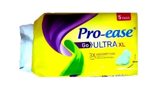 Buy Pro-ease GO ULTRA XL 5 PADS YELLOW PACK OF 1 Online at Low Prices ...
