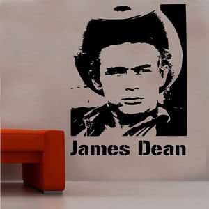 Stunning Stickers James Dean Design 2 Wall Sticker Light Blue Large ...