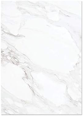 PPD 100 Pack Marble Stationery Paper - Letterhead Decorative Design ...