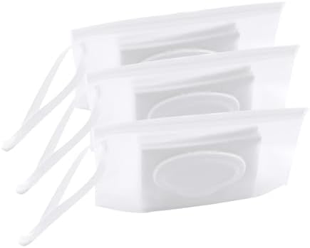 Amazon.com : WAMCOM 3Pcs Portable Wet Wipe Pouch Dispenser, Refillable ...
