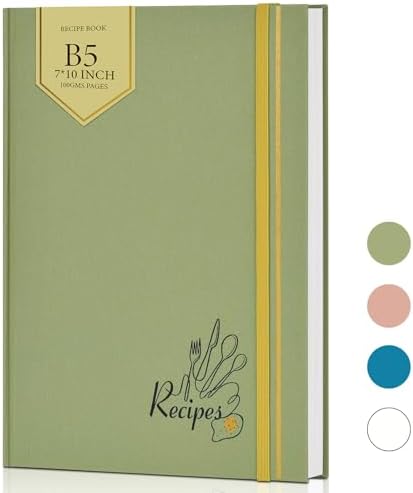 Amazon.com: PAPEJOON Blank Recipe Book to Write in Your Own Recipes, 7 ...