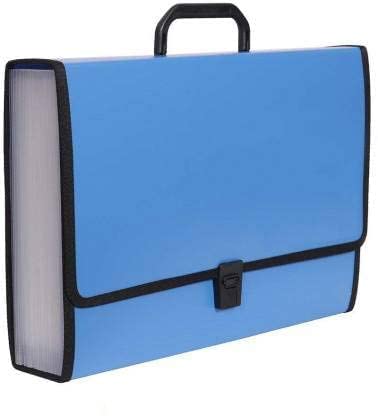 12 Pockets Plastic Expanding File Folder&Piano File Documents Large A4 ...