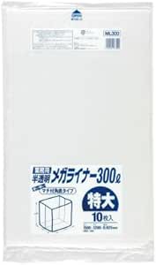 Amazon.co.jp: ジャパックス 業務用ポリ袋 300L JH1512 0.025mm 10枚×20冊 : 産業・研究開発用品