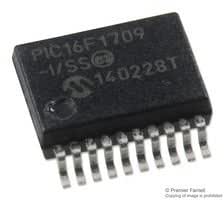 MICROCHIP PIC16F1709-I/SS MICROCONTROLLER MCU, 8 BIT, PIC16, 32MHZ ...