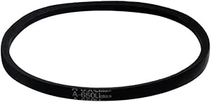 Amazon.co.jp: V ベルト A タイプ閉ループゴム黒色伝動ドライブベルト A500/A550/A600/A650/A700/A800/A900/A1000 機械用 V ベルト ...