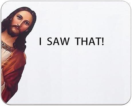Amazon.com: OFlich Christian Funny Mouse Pad - Jesus Funny Mouse Pads ...