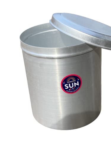 Sun Aluminium Dabba (Container) (27) 15KG AATA Storage : Amazon.in ...