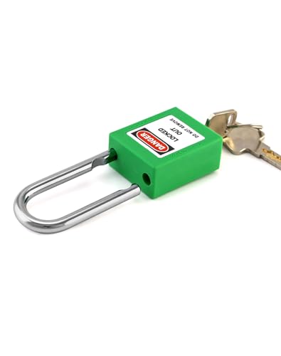Snapklik.com : QWORK Lockout Tagout Locks, Safety Padlock, 10 Green ...