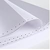 Dot Matrix Printer Paper 15"x12",1 Part 1000 Continuous Sheets 60 GSM ...