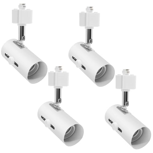H System Line Voltage Track Lighting Heads Fixture E26 Edison Screw ...