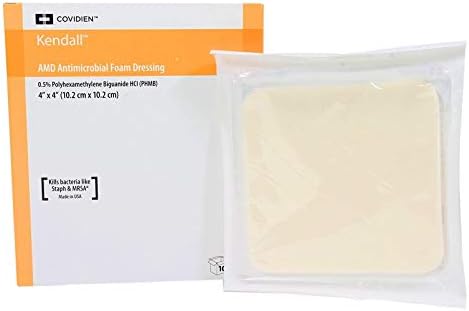 Amazon.com: AMD Polyurethane Foam Dressings, 4 x 4 Inch (Box of 10 ...
