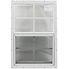 Amazon.com : Shed Windows and More 18" X 23" White J-Channel Mount ...