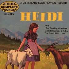 Amazon.com: Disney, Heidi, I Am Wearing a Rainbow/Miss Rottenmeier's ...