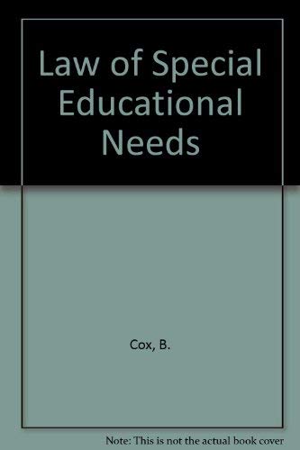 Amazon.com: The Law of Special Educational Needs: A Guide to the ...