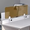 Freestanding Desk Divider Matte Acrylic Privacy Screen for Student ...