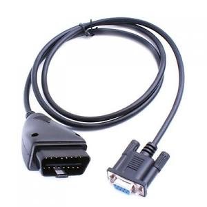 OBD2 16Pin to DB9 Serial Port Adapter to Diagnostic Interface Cable NEW ...