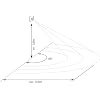 SEBSON PIR Sensor Outdoor IP65 - Wall Flush Mounted 53x53x23mm ...