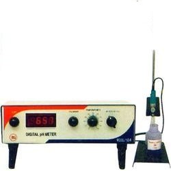 Digital pH Meter Table Top 3 1/2 digit LED display, pH electrode & RTD ...