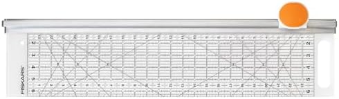 Fiskars Combo Rotary Cutter Ø 45 mm & Ruler 6” x 24”, Orange/White ...