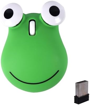 Amazon.com: Justdfine 2.4G Wireless Mouse Cute Frog Computer Mouse ...
