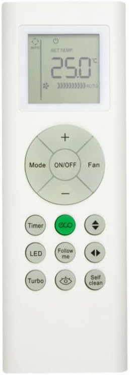 Amazon.com: KRPTQJoo Remote Control for Senville SENA/48HF/F RG66A2 ...