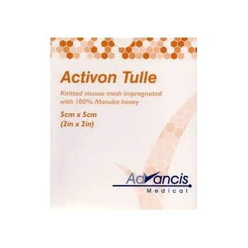 Activon Tulle Manuka Honey dressings 5cm x 5cm (x5): Amazon.co.uk: Pet ...