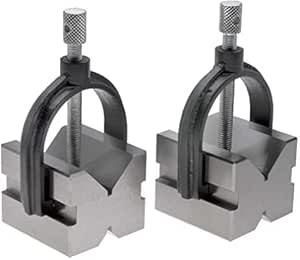 Amazon.com: NEW Precision Engineers All Steel Vee Blocks Clamp Set - V ...