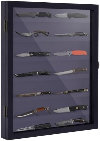 Amazon.com: Pocket Knife Display Case - Knife Display Case for Wall ...