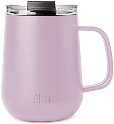 Simple Modern Travel Coffee Mug with Handle | Insulated Stainless Steel ...
